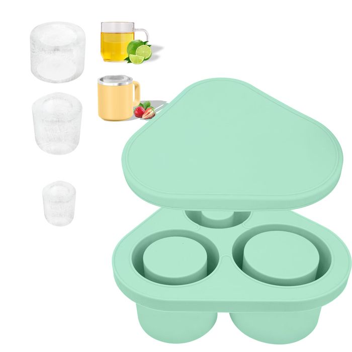 INSOUR Bac à Glace en Silicone avec Couvercle, Compatible avec Stanley ...