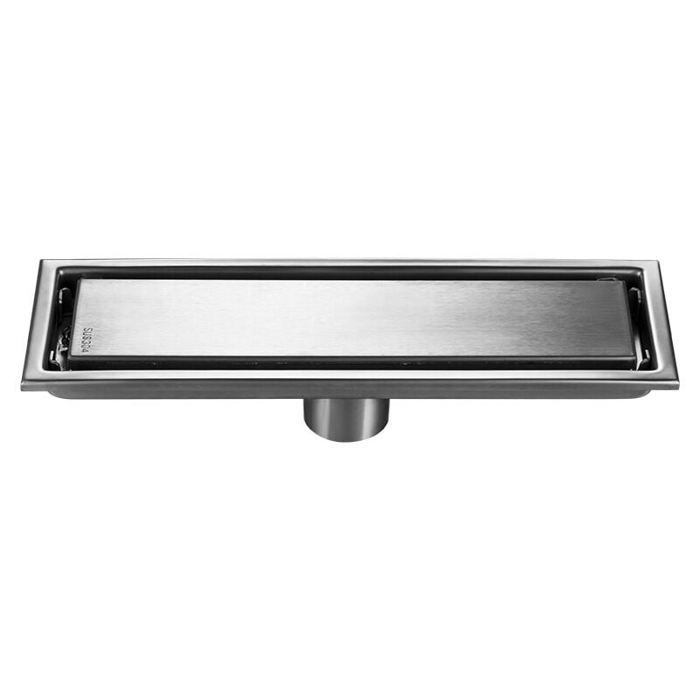 Drain sol douche 10x20cm inox 304 - Siphon invisible surface brossée ...