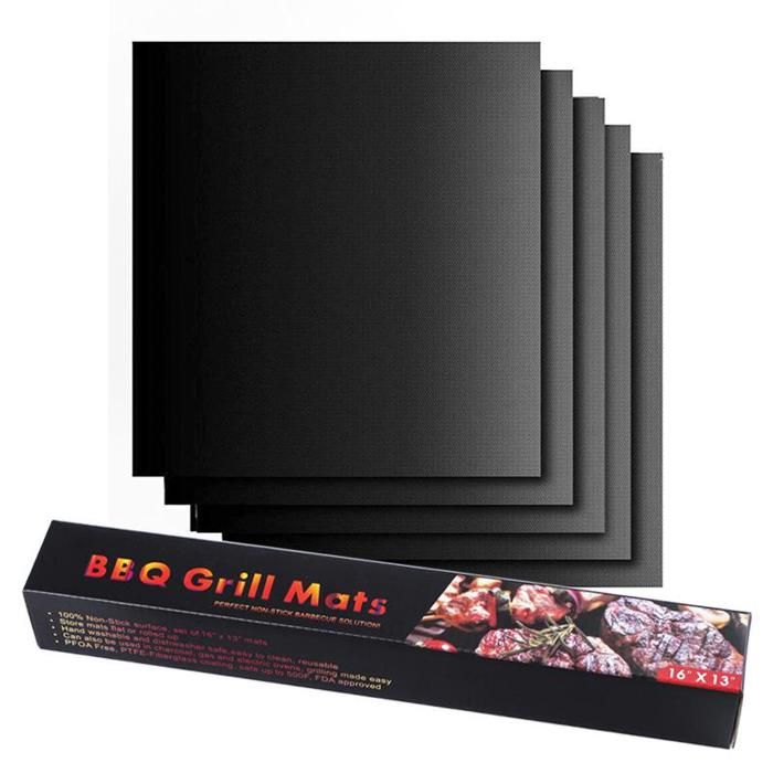 Tapis de Cuisson pour Barbecue, Feuilles de BBQ Réutilisable Extérieur ...