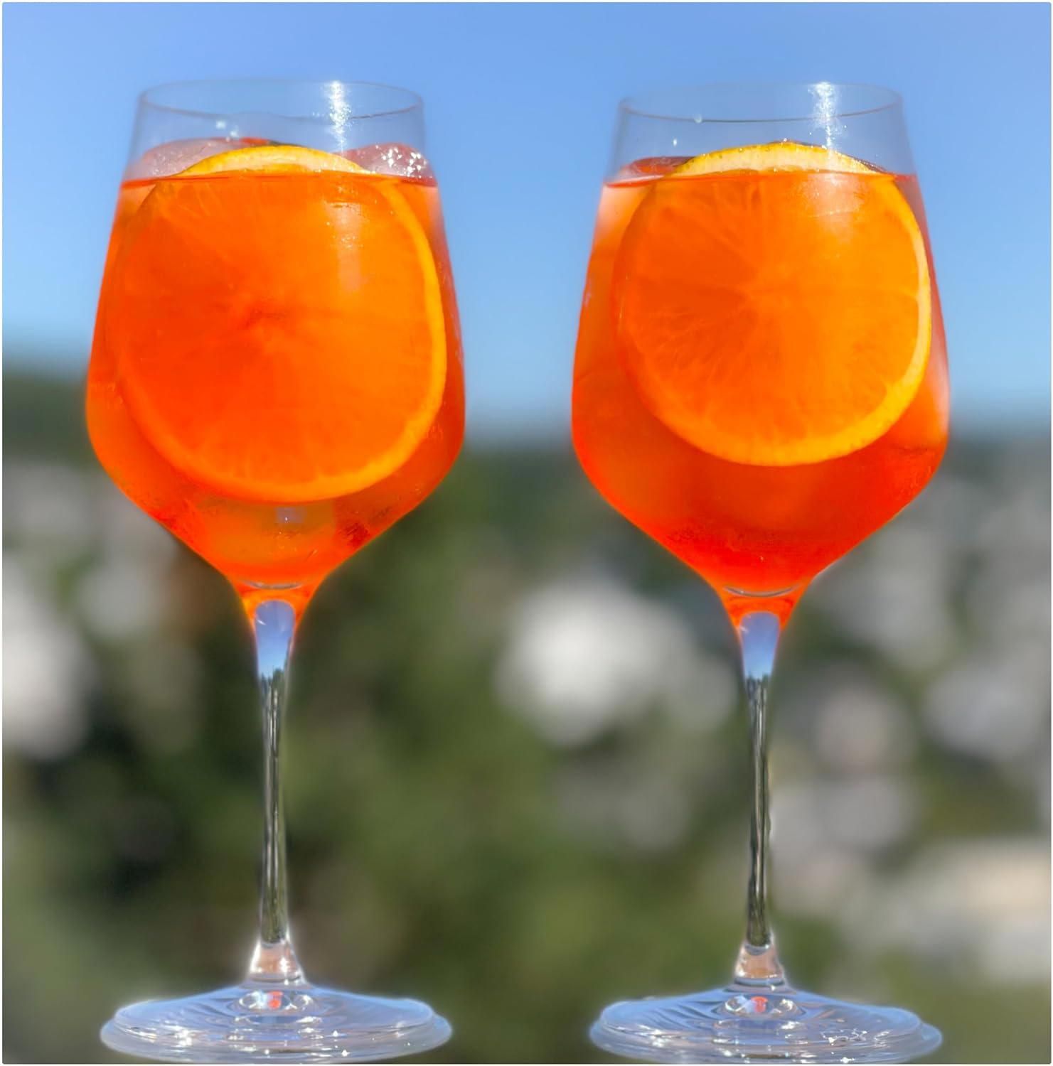 Topkapi Aperol Spritz Lot de 6 verres à cocktail professionnels pour ...