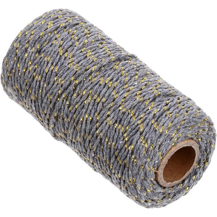 1 Rouleau Corde D' De Cadeaux Artisanat D'Art Corde De Coton Corde De ...