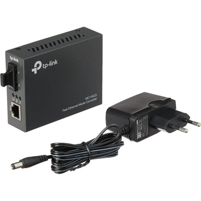 MC110CS Convertisseur RJ45 10-100 Mbps - Fibre Optique Monomode 20 Kms[585] - Cdiscount Informatique