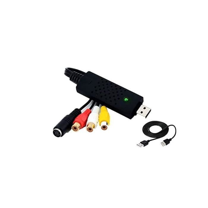Carte de Capture vidéo, Convertisseur VHS vers numérique, Adaptateur ...
