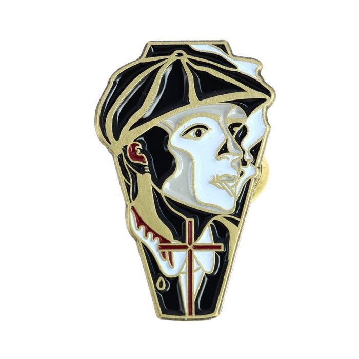 CLJ - Pin's - Peaky Blinders, Tommy Shelby - Doré, noir et blanc ...