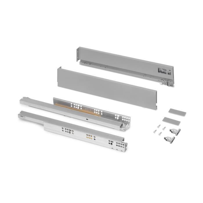Kit Tiroir Extérieur - EMUCA - Vertex - 40 kg - Hauteur 93 mm ...