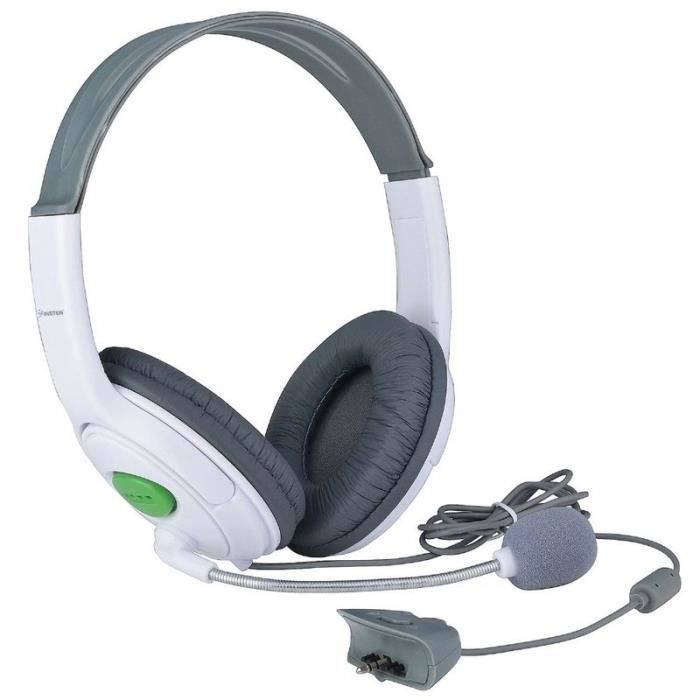 INSTEN® Casque Audio Stéréo filaire avec Microphone Pour Microsoft XBox ...