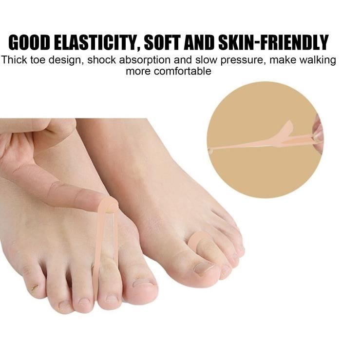 Coussins d'orteil - PWSHYMI - 10 Paires - SEBS Hypoallergénique ...