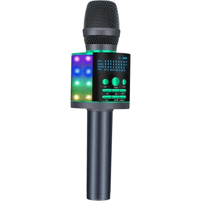 Microphone De Karaoké Magic, Sans Fil Bluetooth, Enregistrement Vocal ...