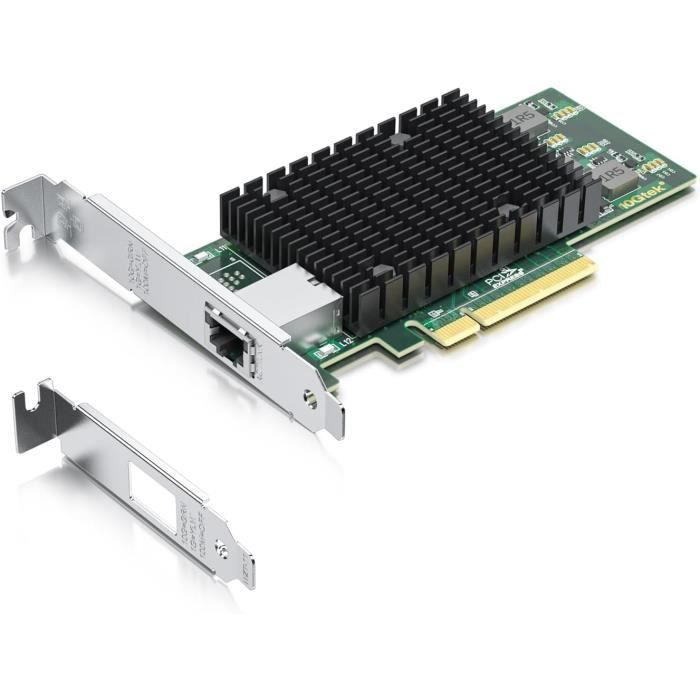 Carte Ethernet 10Gb Intel X540 Chip, Single Rj45 Port, Pci Express 2.1 ...