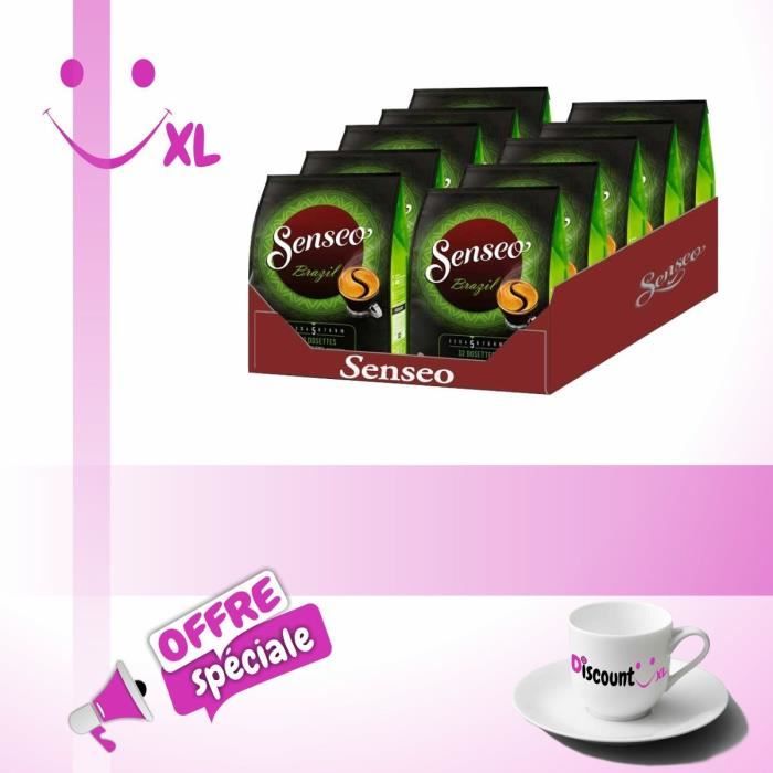 Dosette Senseo Brazil 320 dosettes + Tasse - Cdiscount Au quotidien
