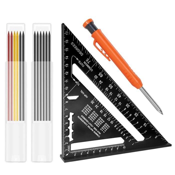 Wanglaism Equerre Menuisier Multifonction Inclus équerre Triangle ...