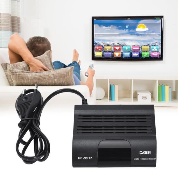 TERMINAL Décodeurs TV Box Récepteurs DVB-T2 1080P Tuner terrestre ...