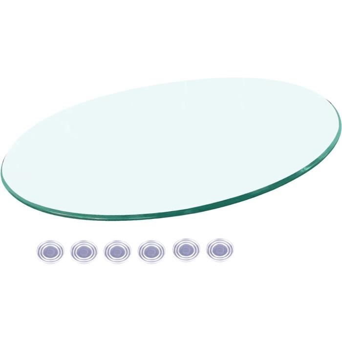 Rond Vitre Plaque Plateau De Table 58Cm 60Cm 70Cm, Plateau Rond De ...