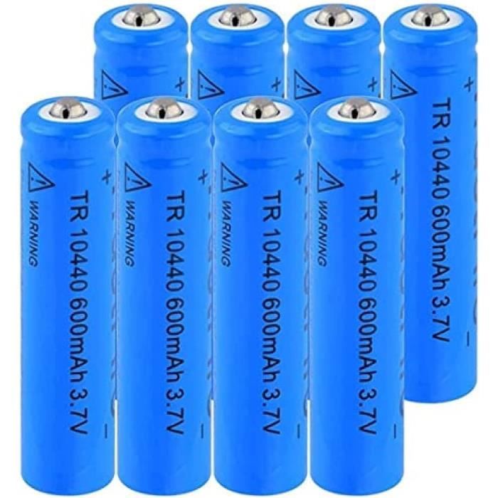 Lot De 4 Piles Lithium-Ion Rechargeables Pour Lampe Torche Led Fla Et ...