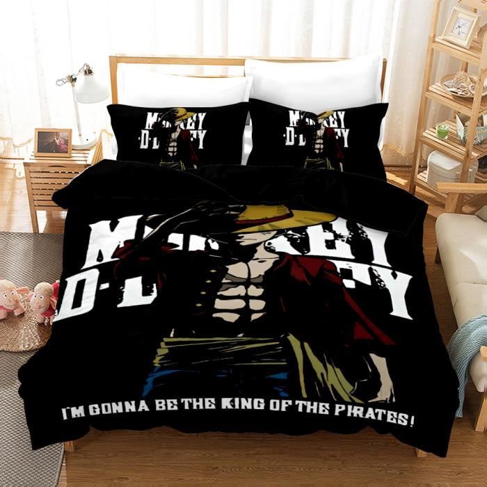 One Piece Luffy Animé 200 200cm Chopper Zoro Sanji Ensembles De Literie