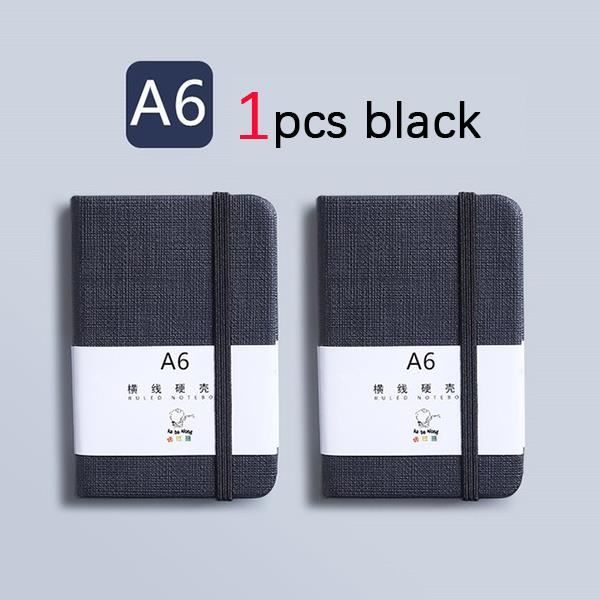 CARNET DE NOTES,1Pcs A6 black--Mini Carnet De Notes Portable A6 A7, 1 ...