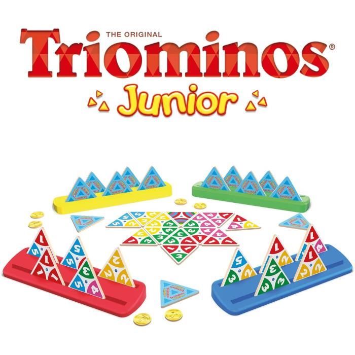Triominos Junior - Jeu de Société pour Enfants dès 5 Ans - Dominos ...