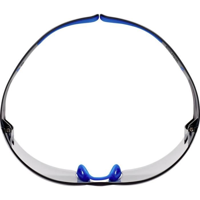 3M SF407SGAF-BLU Surlunettes avec protection anti-buée bleu, gris DIN ...