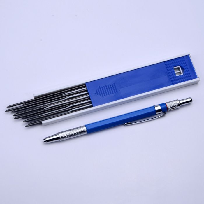 1 Pcs porte Mine en Métal avec 1 pcs Mine 2mm Pousse Mine Automatique ...