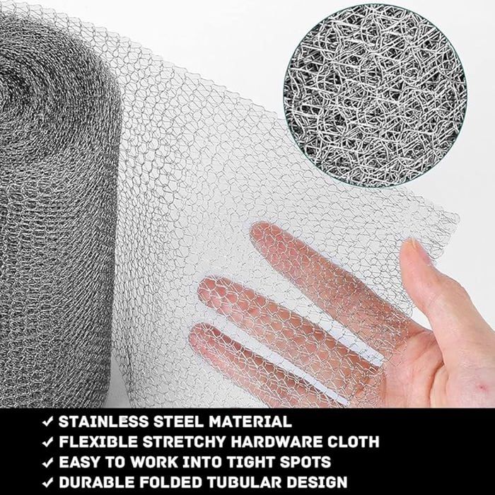 Filet acier inox 304 métallique 40x200cm anti-moustiques CLOTURE ...