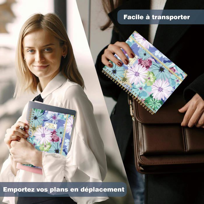 Agenda Semainier 2026 Spirale - A5 Planner (Janvier-décembre 2026 ...