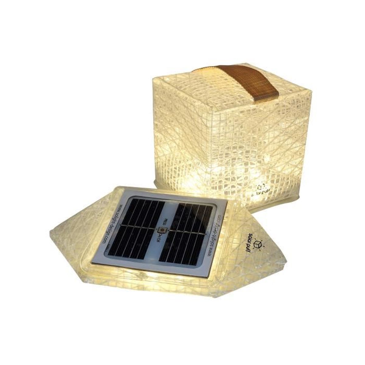 Lampe solaire by Solight Lampe solaire couleur chaude pliable Solarpuff ...