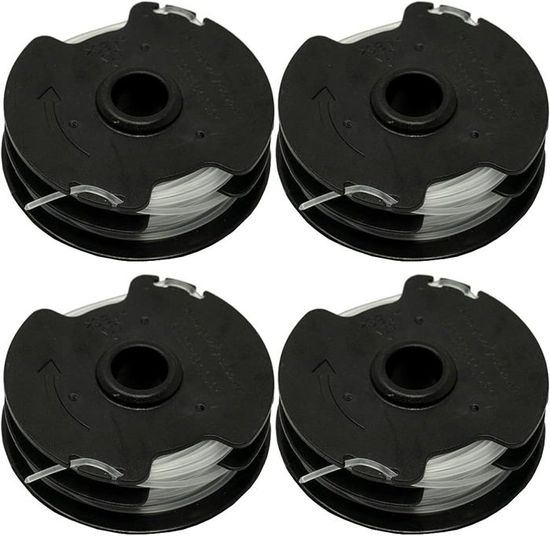 Lot de 4 bobines de Rechange pour débroussailleuse sans Fil Parkside ...