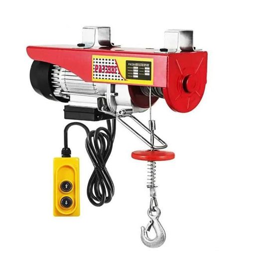 Palan électrique, charge 250 kg, moteur 550 W, rouge - Cdiscount Bricolage