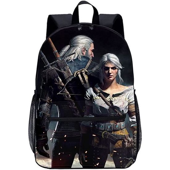 The Witcher 3: Geralt of Livia Sacs à dos Impression 3D Bookbags ...