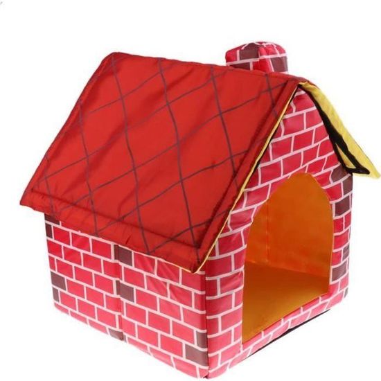 Like-Maison de Chien en Tissu Chaud Amovible Lit Panier pour ...