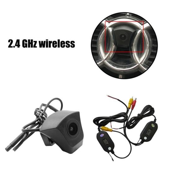 CaméRa IntéGréE de vue Avant de Voiture Sans Fil 2,4 GHz, CaméRa de ...