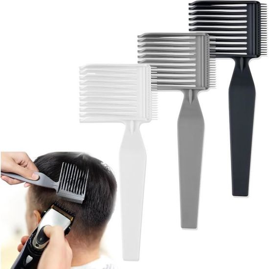 ® Lot De 3 Peignes De Barbier Pour Homme, Peigne De Positionnement ...