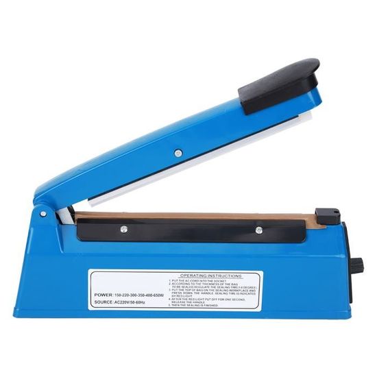 Scellant de sac PFS-200 210W 8 pouces Thermoscelleuse à impulsion ...
