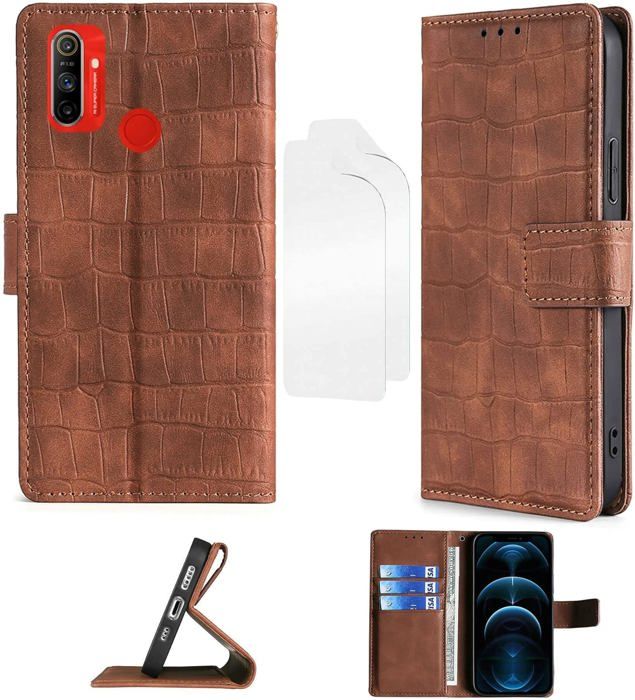 Flip Coque pour Realme C3 Coque de téléphone Etui Portefeuille ...