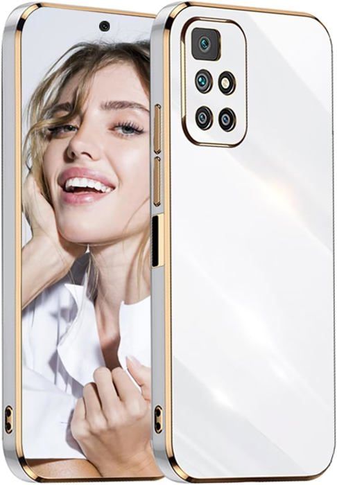 Étui pour Xiaomi Redmi 10, coque en silicone galvanisé, antichoc, anti ...