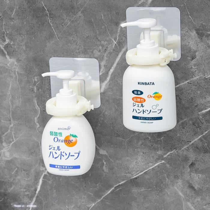 Serviteur wc,HOEvaluWall-Étagère pour bouteille de shampoing,support ...