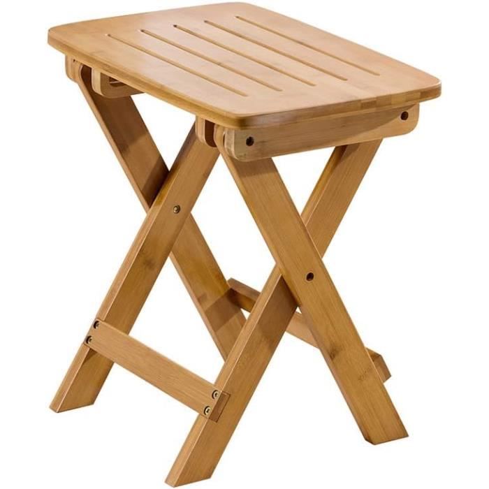 Tabourets Pliants Portable Ménage En Bois Massif Chaise De Jardin ...