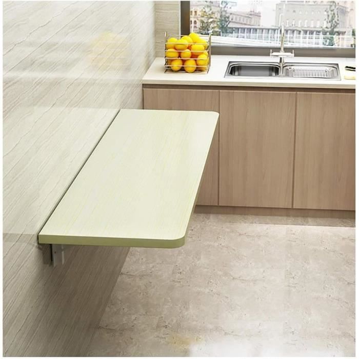 Tables Murales Pour Salon, Table Pliante En Bois Avec Cadre De Support ...