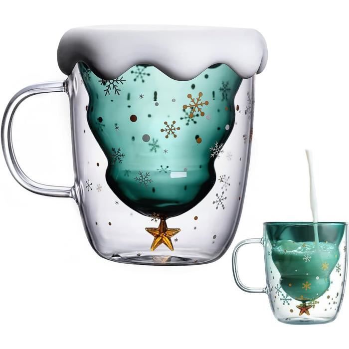 Tasse Sapin Noel, Tasse Verre Noel, Mug Sapin Noel, Tasse À Expresso ...