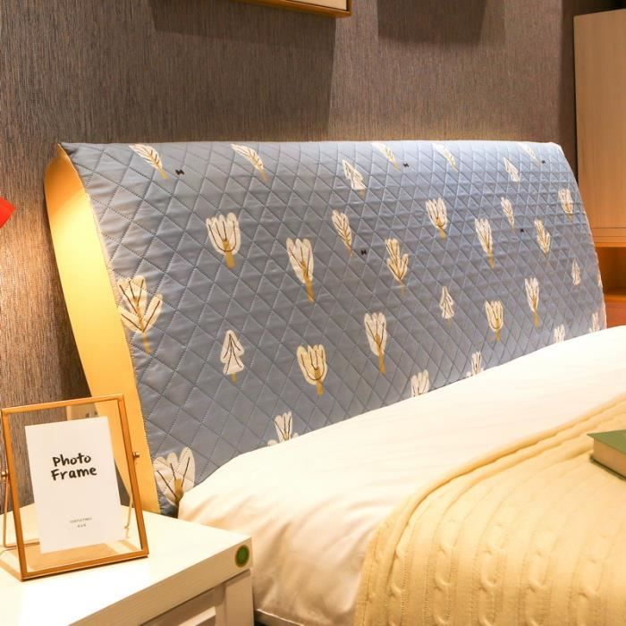 KOv-6194 Couvre-lit en coton à carreaux drap de protection pour la tête ...