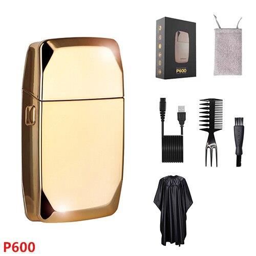 Tondeuse multi-usages,Rasoir sans fil en métal,Double feuille Profoil ...