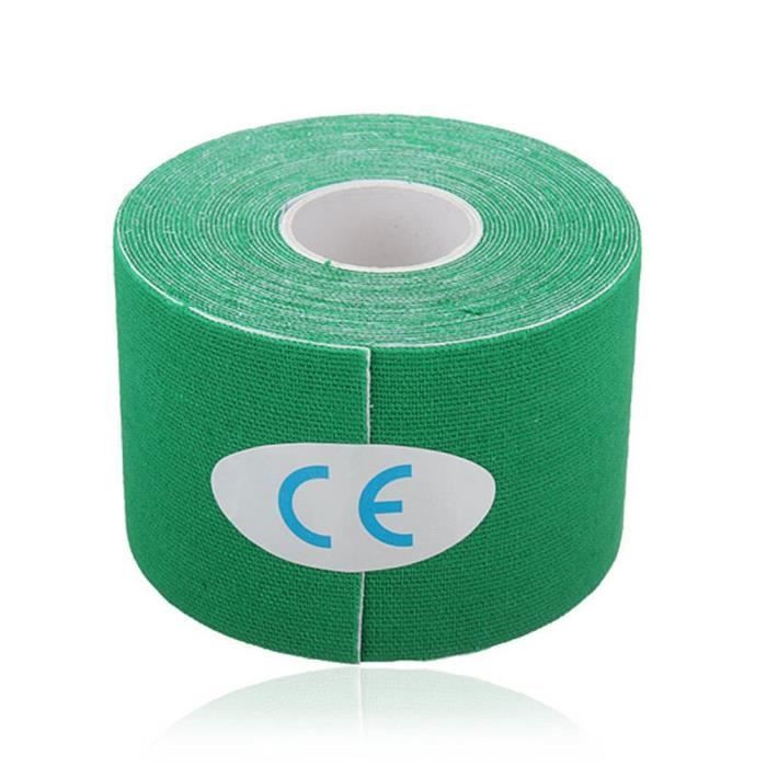 La couleur verte Rouleau de bande élastique de liaison sportive, oxyde ...