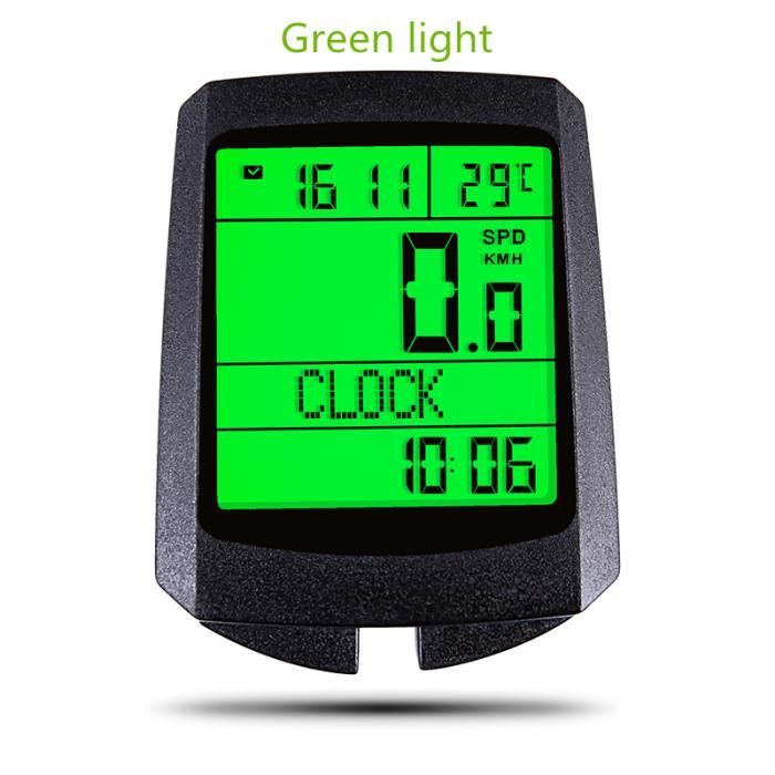 Compteur vélo,INBIKE-compteur de vélo sans fil pour vtt,ordinateur de ...