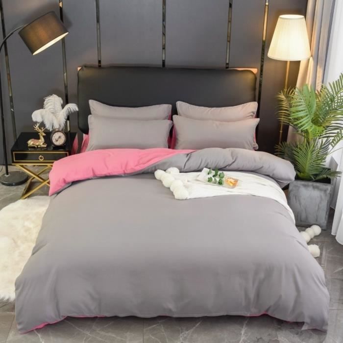 Couvre lit, simple, couleur unie, 150x200 de épaissi ensemble pièces ...