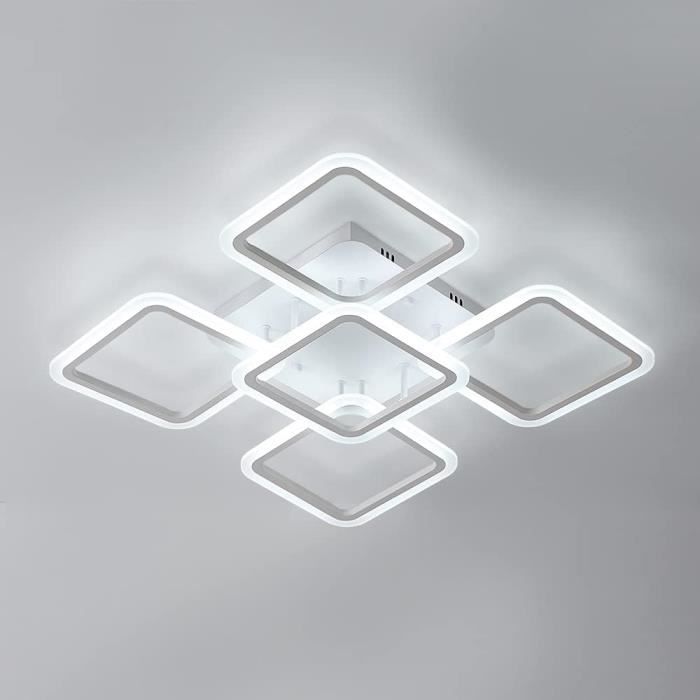 Lustre De Plafond Led, Ø60Cm Moderne Plafonnier Led, 90W Lampe De ... Lustre De Plafond Led, Ø60Cm Moderne Plafonnier Led, 90W Lampe De ...