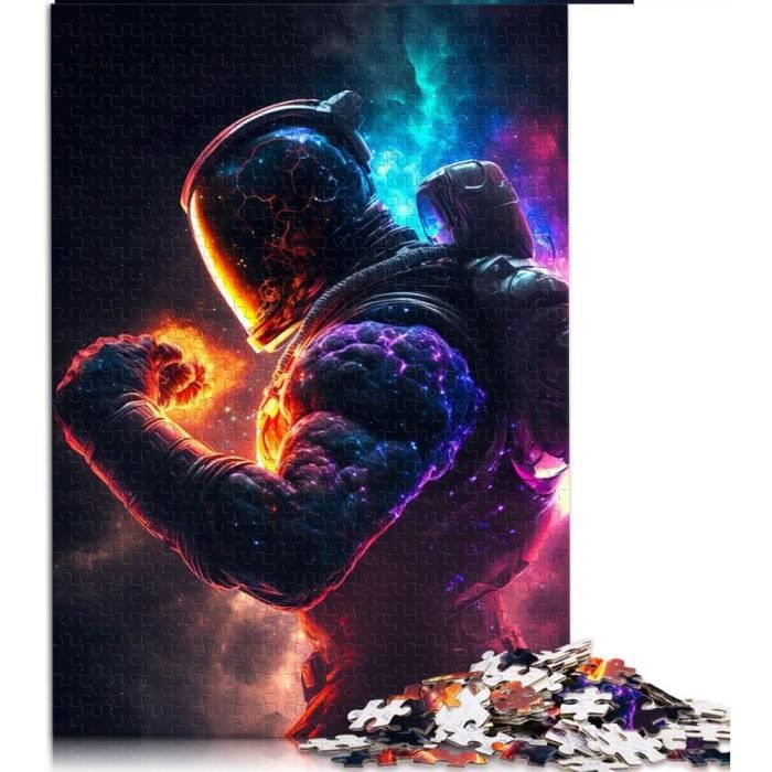 Jigsaw Puzzles For Adults500 Piece Boxing Astronaut Jigsaw Puzzles Wood ...