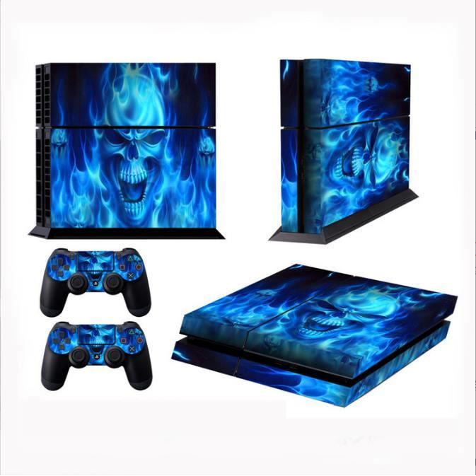 Machine de jeu PS4 autocollants accessoires PVC mode coloré film ...