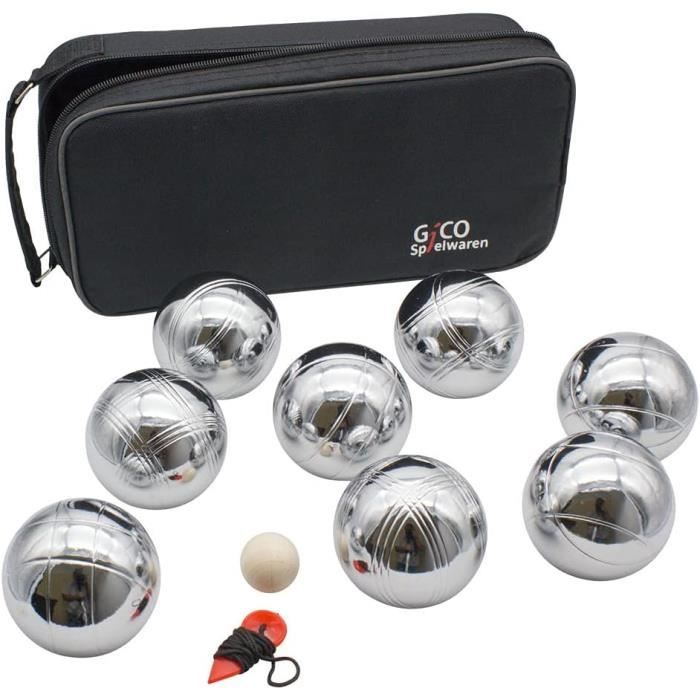 GICO Jeu de 8 Boules de pétanque en Sac de Transport Solide - 720 g - 32682 - Cdiscount Sport