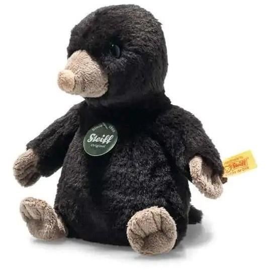 Jouet en peluche - STEIFF - Diggy taupe - Noir et beige - Enfant - 18 ...