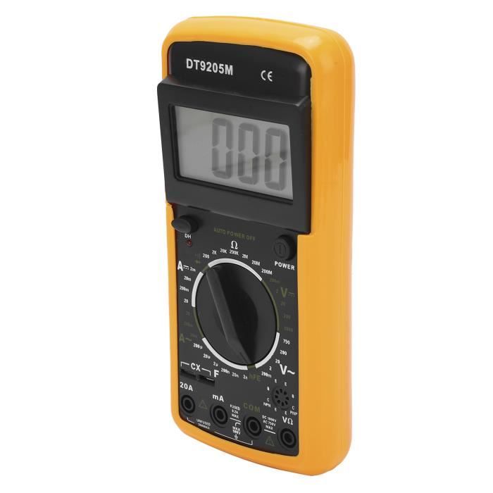 Zerone Compteur actuel Compteur de capacité de résistance de tension ...